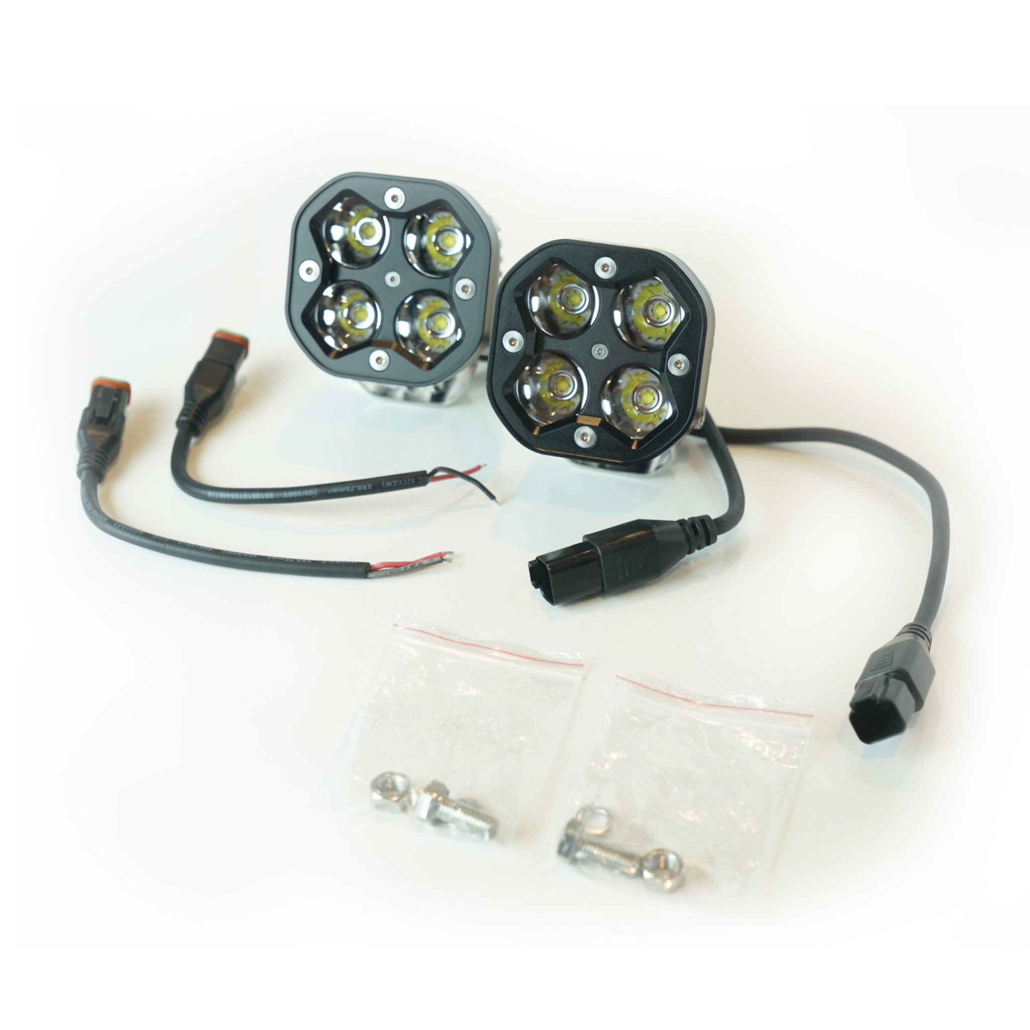 Dark Defense DDS4 PRO 60W 6000+ Lumen 3″ Off-Road Pod Lights (2-Pack ...